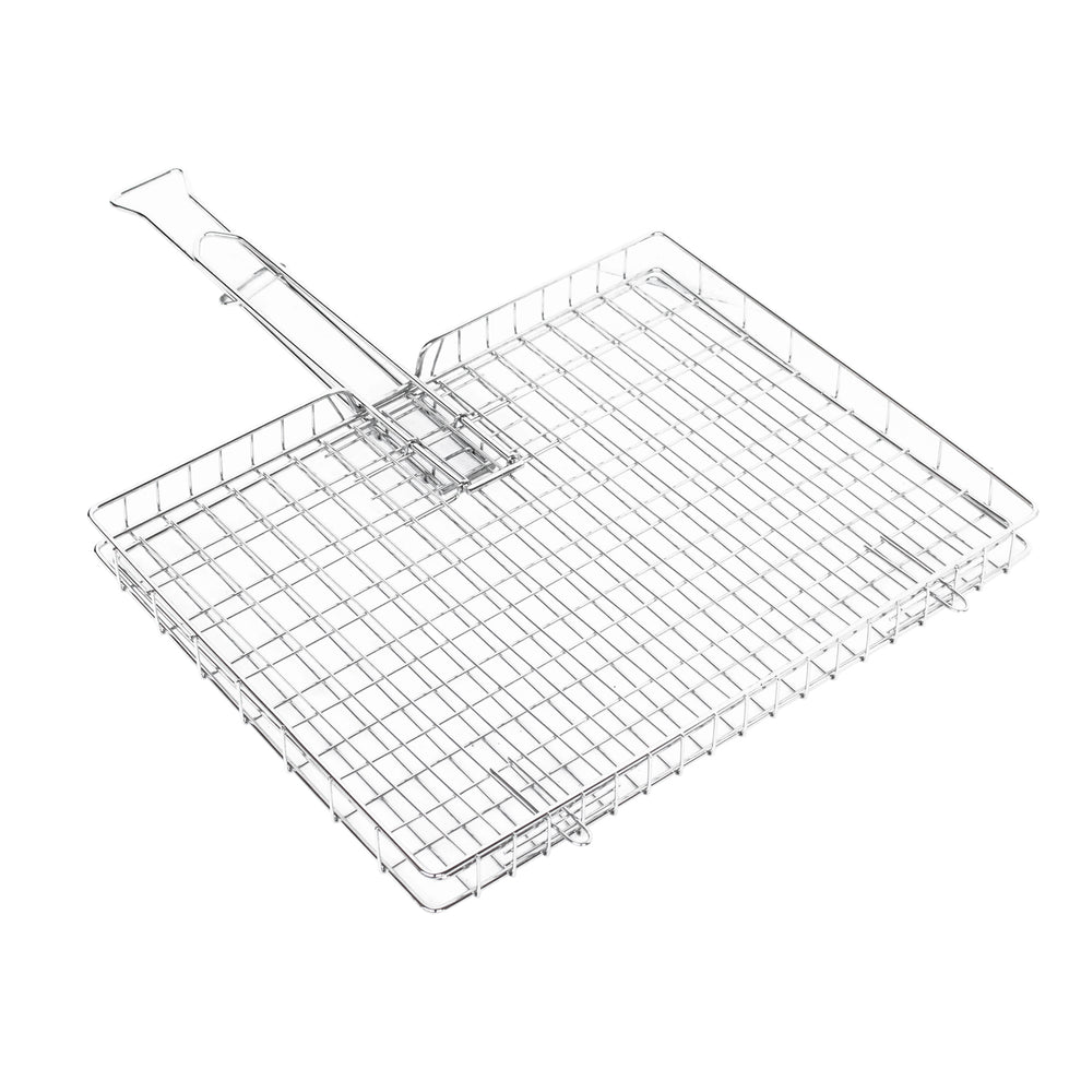 Stainless Steel Braai Grid | Sliding Handle | Barbecue Outdoor Cooking