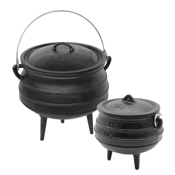 Three Legged Cast Iron Cooking Pot | Heavy Duty Potjie Cooking
