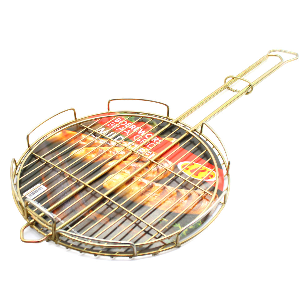 31cm Round Boerewors Grid for Braai / BBQ | Meat Grilling