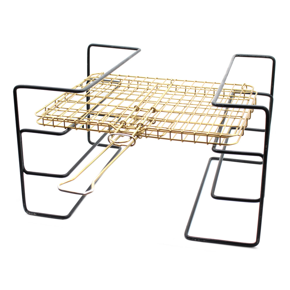 Multi Level Braai Grid Stand | BBQ Outdoor Cooking | Fits All Grids