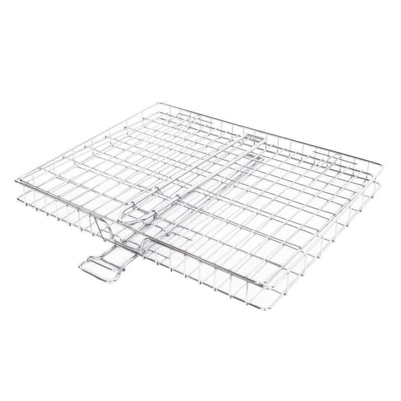Stainless Steel Braai Grid | Sliding Handle | Barbecue Outdoor Cooking