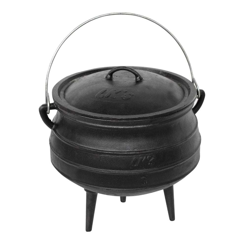 Three Legged Cast Iron Cooking Pot | Heavy Duty Potjie Cooking